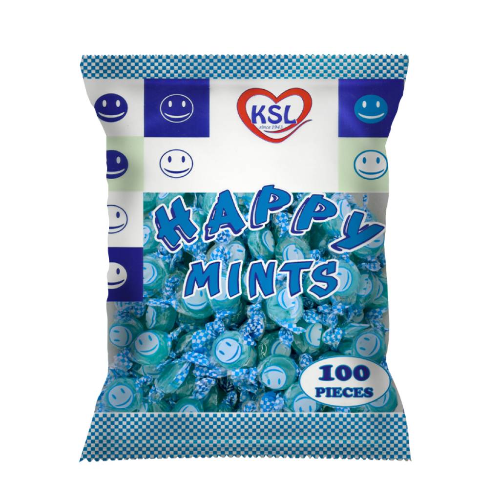 KSL Happy Mint 100Pcs - Raisons Distributors Ltd