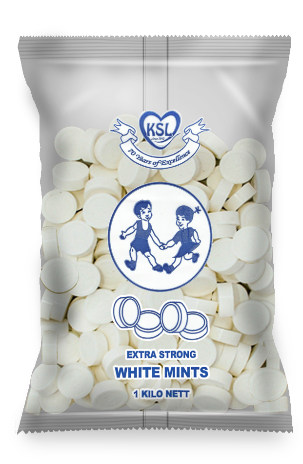 KSL White Mints 1 Kg - Raisons Distributors Ltd