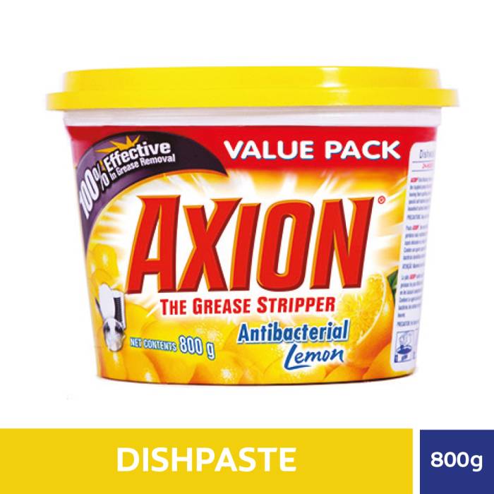 Axion Lemon Dishpaste 800g - Raisons Distributors Ltd