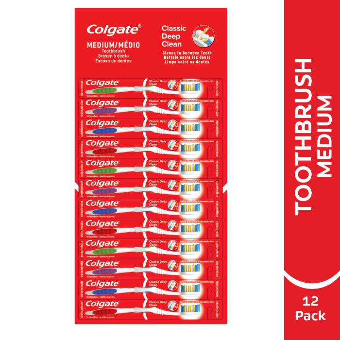 Colgate Classic Deep Clean Single, 12 units - Raisons Distributors Ltd