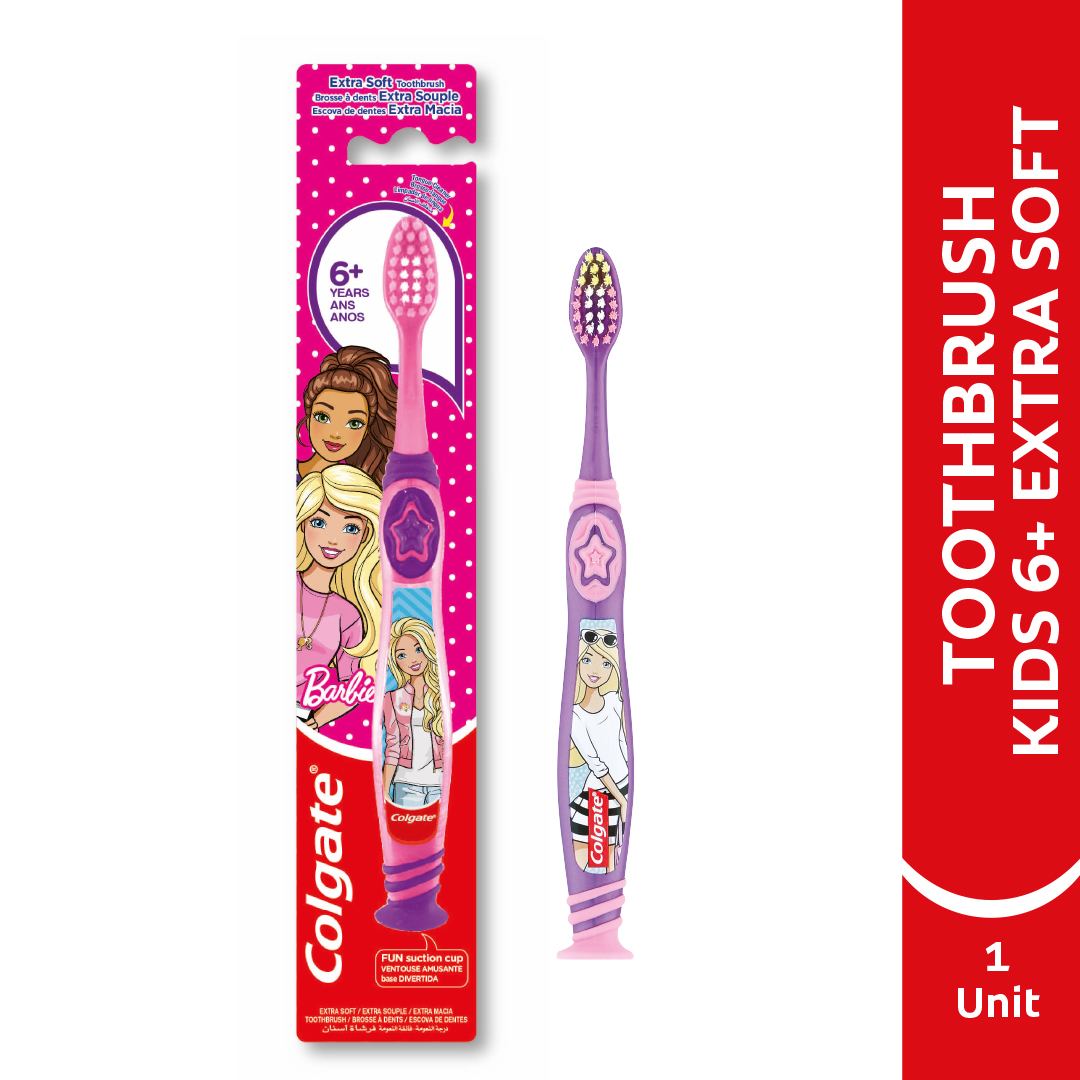 Colgate Kids Barbie 6+ Years Manual Toothbrush, 1 unit - Raisons ...