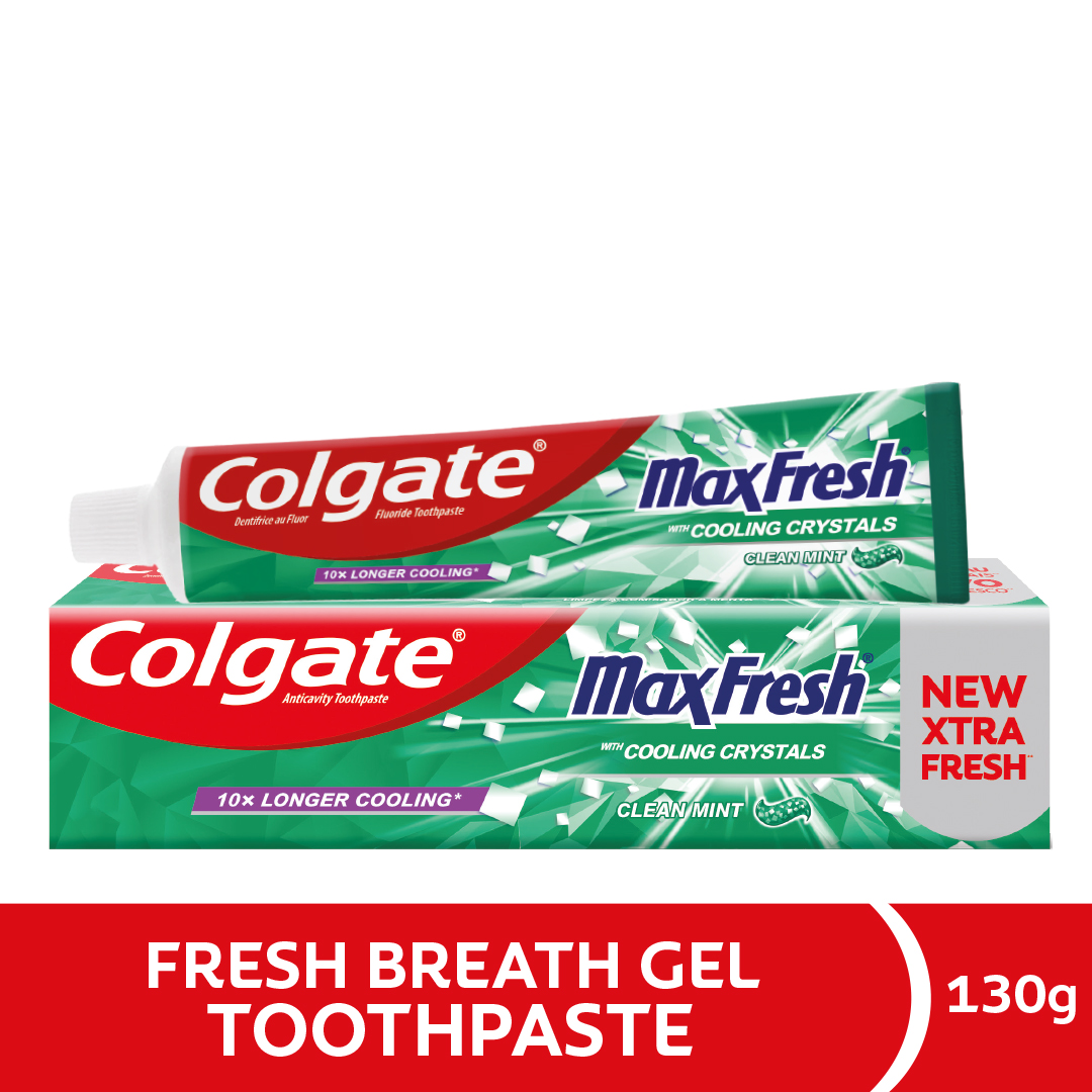 Colgate Max Fresh Cleanmint Gel Toothpaste, 130g - Raisons Distributors Ltd