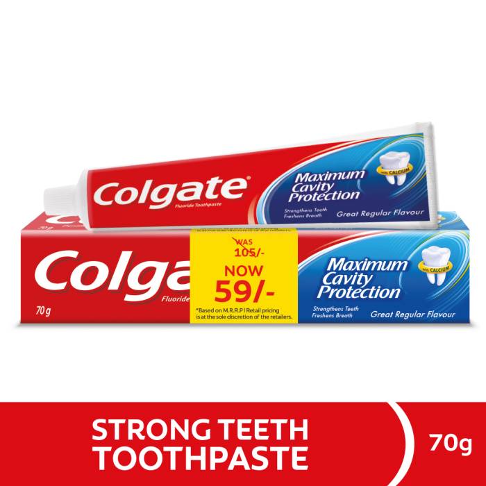 Colgate Maximum Cavity Protection Gel Toothpaste, 70g promo pack ...