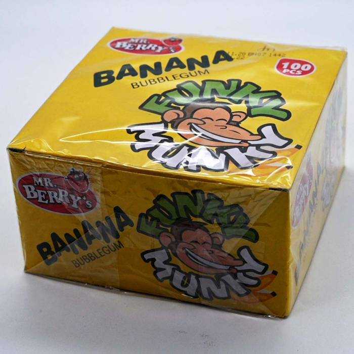 Funky Munky Banana Bubblegum - Raisons Distributors Ltd