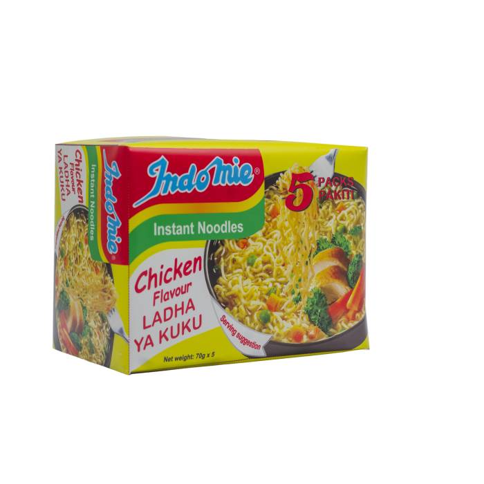 Indomie Chicken 70g x 5 in 1 box - Raisons Distributors Ltd