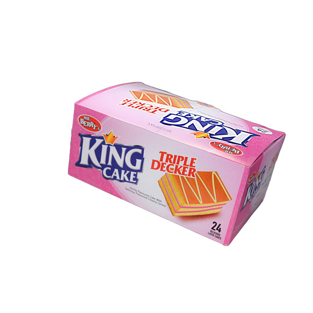 King Cake Triple Decker Box - Raisons Distributors Ltd
