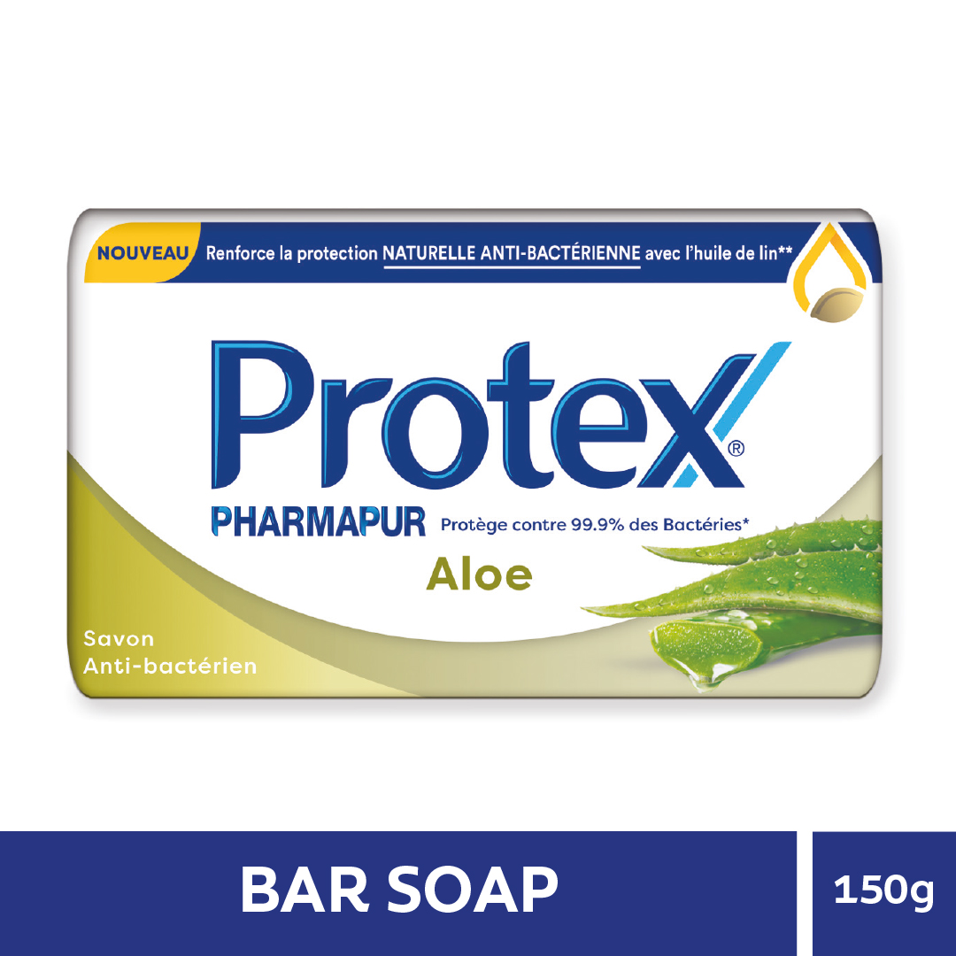 Protex Pharmapur Aloe Bar Soap 150g - Raisons Distributors Ltd