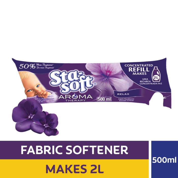 Sta-Soft Aromatherapy Relax Fabric Softener Refill, 500ml - Raisons ...