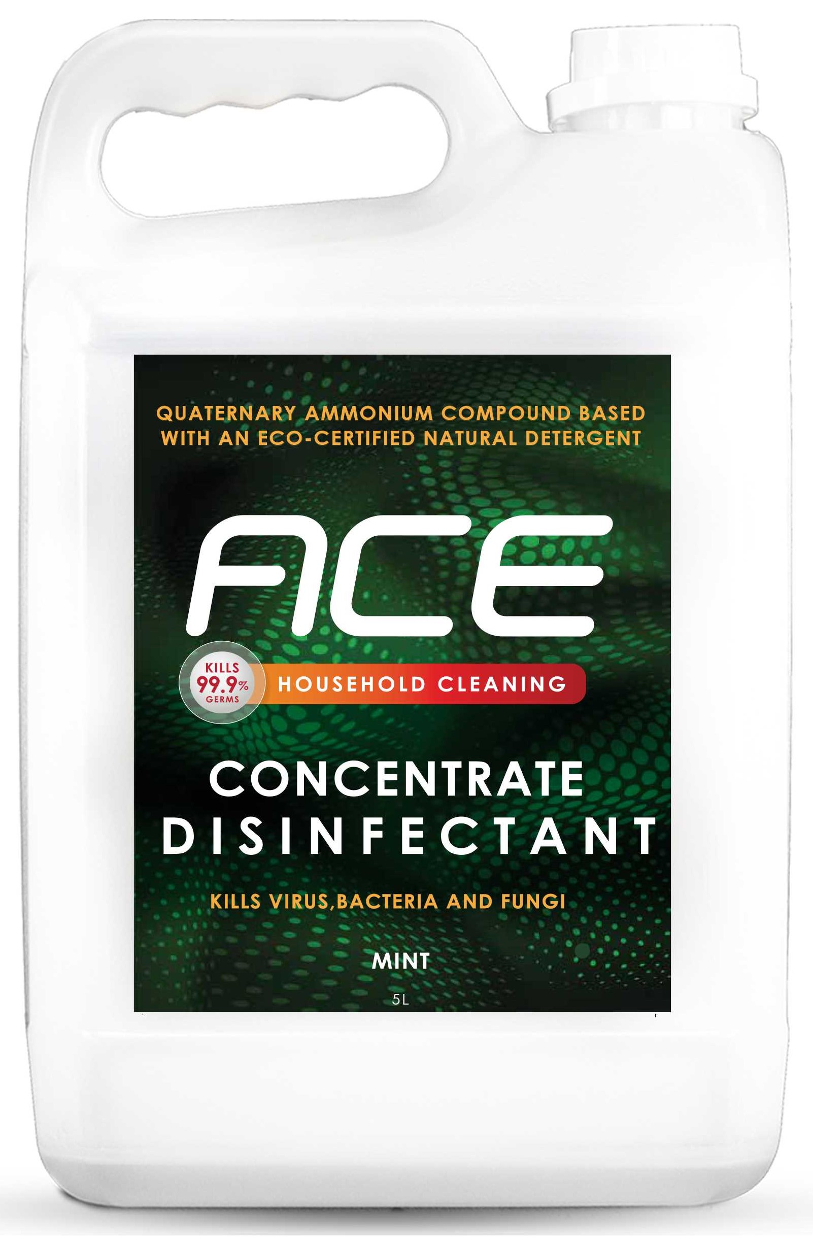 Ace Disinfectant Concentrate Mint 5Ltr - Raisons Distributors Ltd