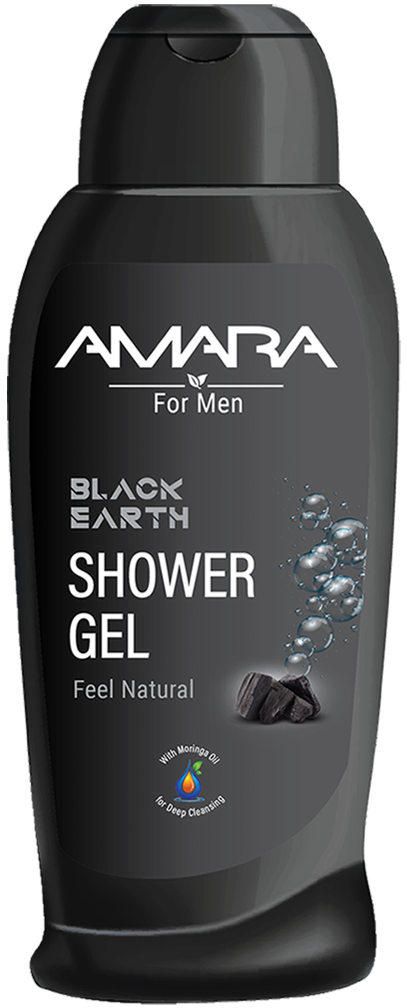 Amara Black Earth Shower Gel - Raisons Distributors Ltd