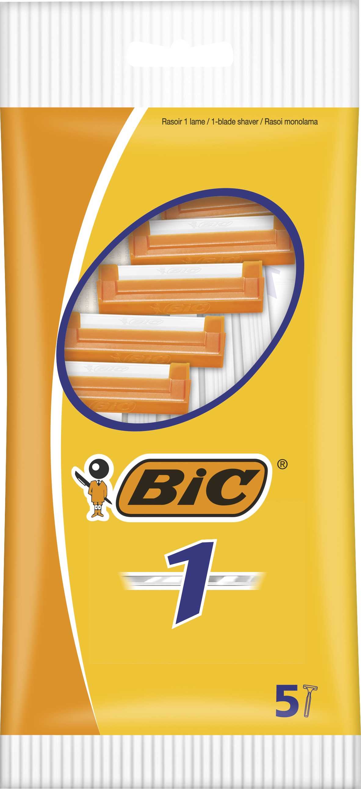 BIC 1 Pouch 5pc - Raisons Distributors Ltd