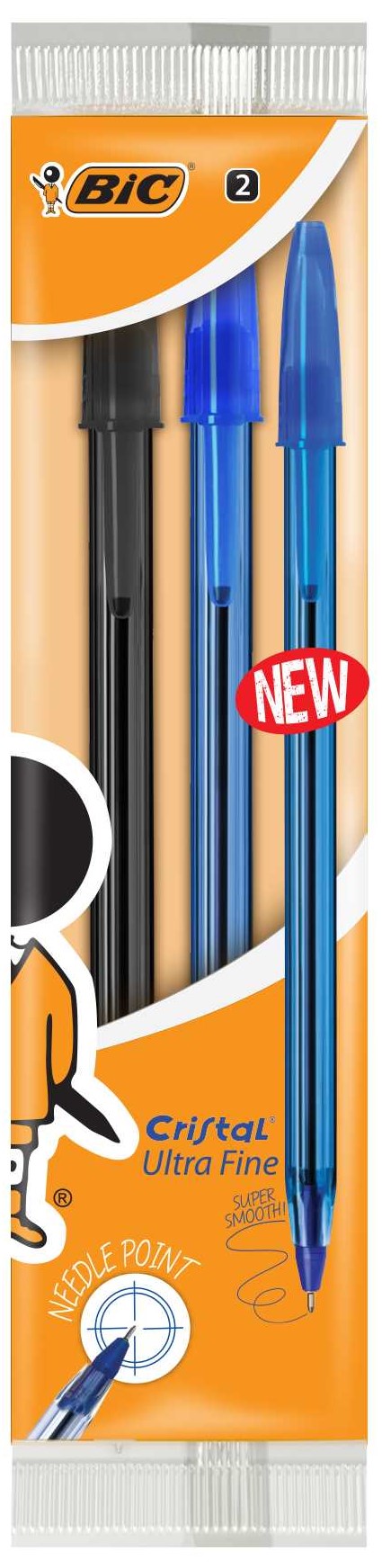BIC 2pc Blue & Black - Raisons Distributors Ltd