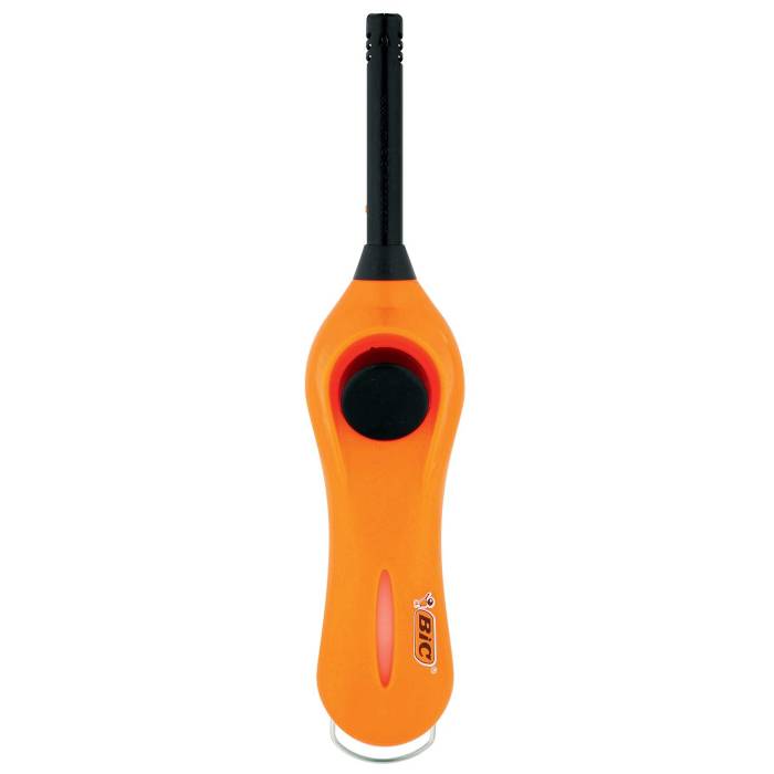 BIC Mega Lighter Design Orange - Raisons Distributors Ltd