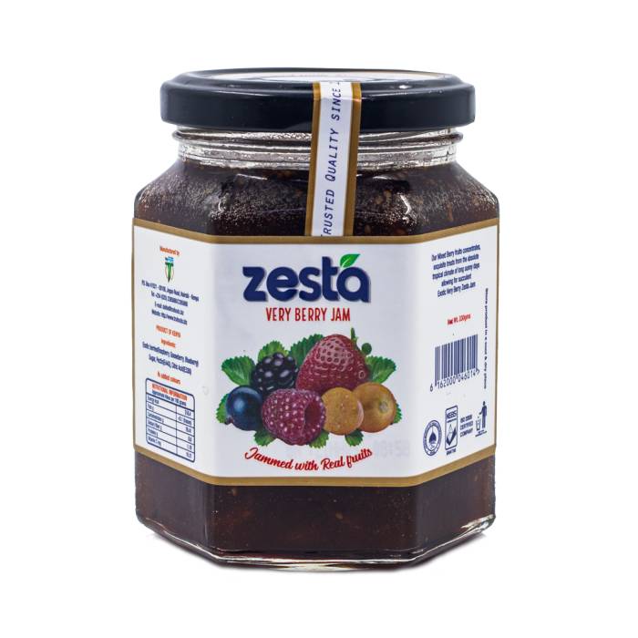 Zesta Exotic Very Berry Jam 330g - Raisons Distributors Ltd