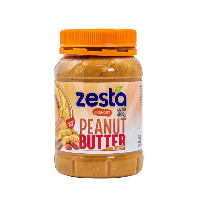 Zesta Peanut Butter Crunchy 400g Pack - Raisons Distributors Ltd