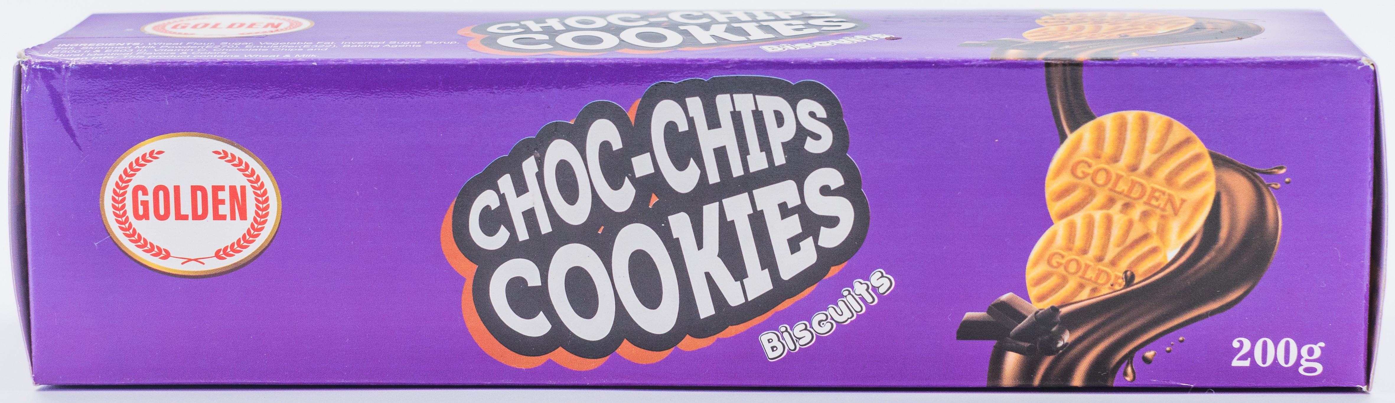 Golden Choc Chips Cookies 24X200g - Raisons Distributors Ltd