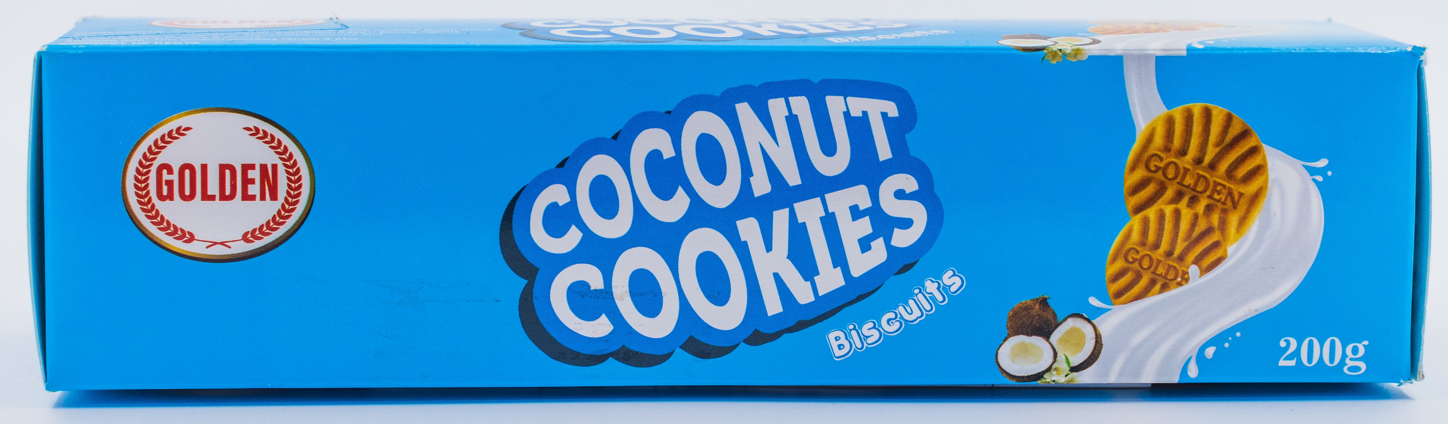 Golden Coconut Cookies 24X200g - Raisons Distributors Ltd