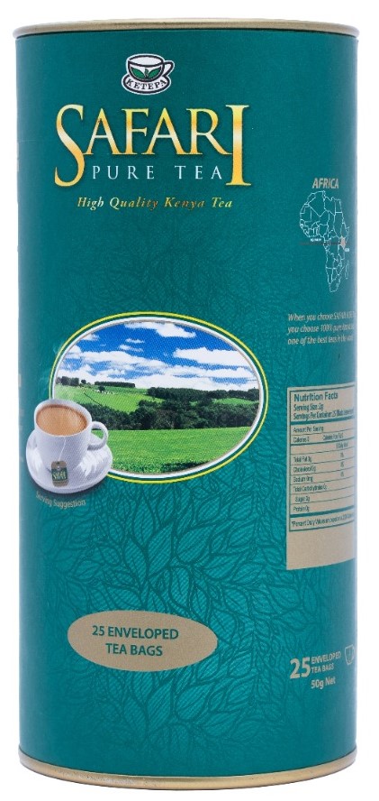 Safari Pure Tea Envelope 50g - Raisons Distributors Ltd